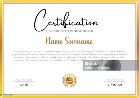 업적 증명서 템플릿 졸업장 상 비즈니스 인증서 대학 학교 및 회사 증명서에 대한 스톡 벡터 아트 및 기타 이미지 증명서 프레임 액자 Istock