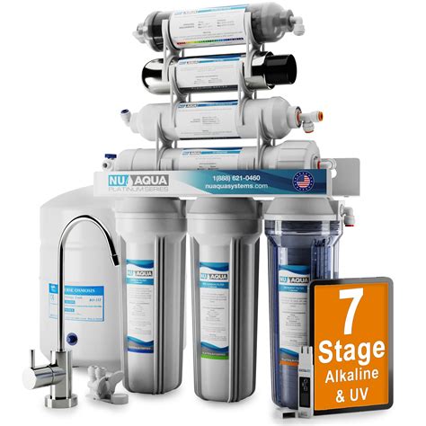 Nu Aqua 7 Stage Uv And Alkaline Under Sink Reverse Osmosis Water Filter