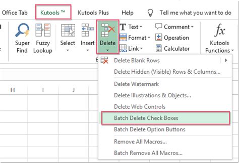 Quickly Delete Multiple Checkboxes In Excel 4 Simple Methods