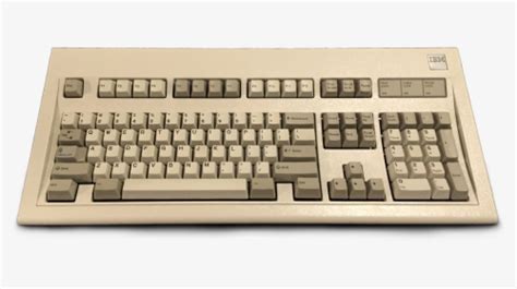 Ibm Model M5 2 Ibm Model M 1986 HD Png Download Kindpng