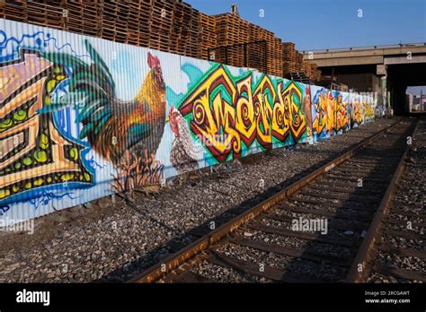 Graffiti And Street Art Downtown Los Angeles California United