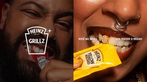 Heinz Crafts Grillz To Conveniently Open Sauce Packets With Your Teeth
