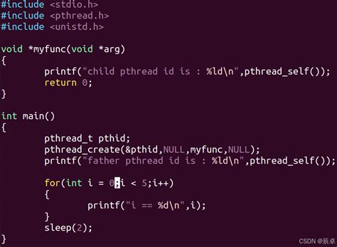 十四、linux线程（一）linux 线程睡 2s Csdn博客