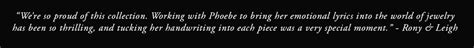 Phoebe Bridgers X Catbird Jewelry Collection Catbird