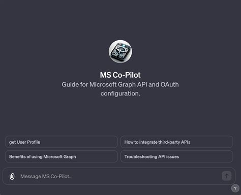 Gpt How To Configuring Microsoft Graph Oauth And Various Third Party Apis Gpt Builders
