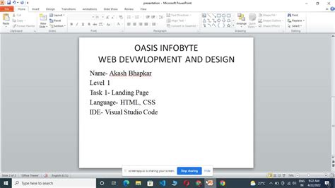 Akash Bhapkar On Linkedin Task1 Design Internship Webdevelopment