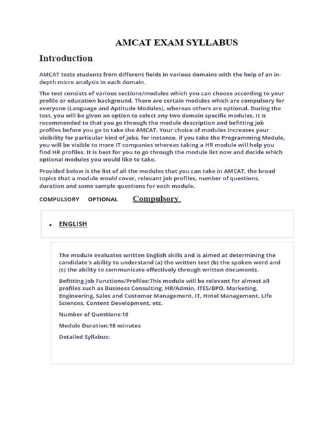 Amcat Exam Syallabus Pdf Physics Databases