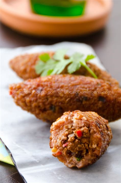 Kipes O Quipes Receta Video Kibbeh Dominicano Receta Recetas De