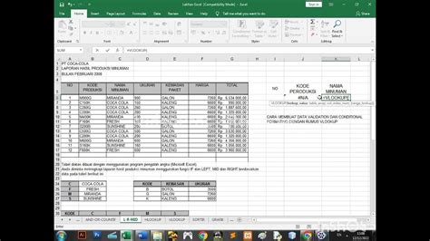 Conditional Formating And Data Validation With Vlookup Youtube