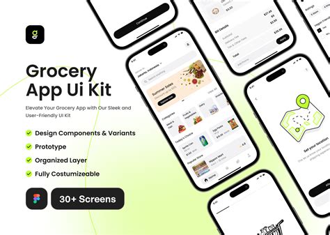 Grocerya Grocery App UI Kit Figma