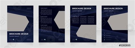 Programming And Coding Blank Brochure Design Stock Vector 5282835