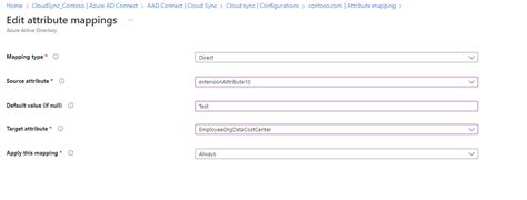 Pemetaan Atribut Di Microsoft Entra Cloud Sync Microsoft Entra Id