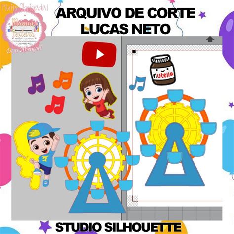 Arq De Corte Topo Lucas Neto Elo7 Produtos Especiais