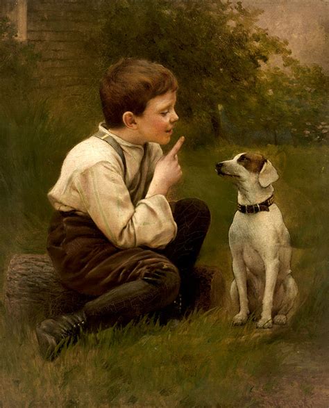 Karl Witkowski Karol Dominik Witkowski Niño Con Su Perro Museo