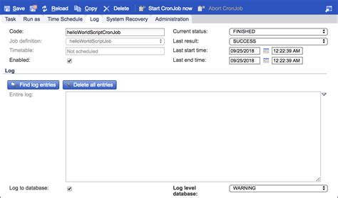 Use Scripting Job In Sap Hybris Stackextend