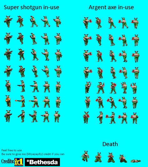 Zdoom Sprite Sheet Classicized Marauder By Mickeeyoofers On Deviantart