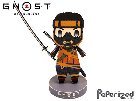 Ghost Of Tsushima Jin Sakai Paperized Paperized Crafts
