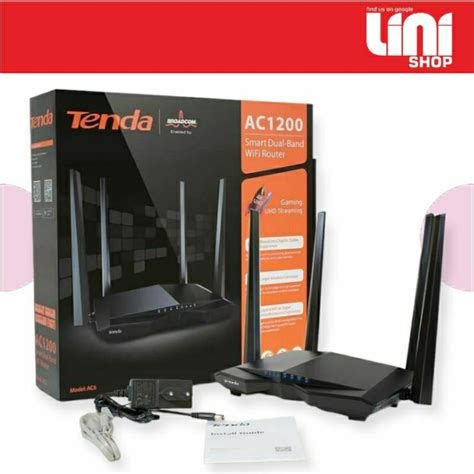 Jual Tenda Wifi Gigabit Router Tenda Ac6 Ac1200 Dualband 5g Shopee Indonesia