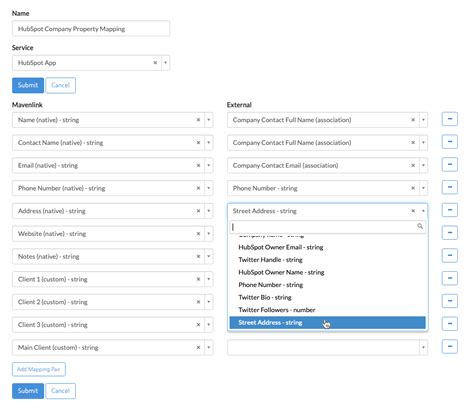 Creating HubSpot Mappings Kantata Knowledge Base