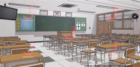잭잭 웹툰 스케치업 배경 교실new입니다이미지 포함 배경 학교 건물 페인트 색상 팔레트
