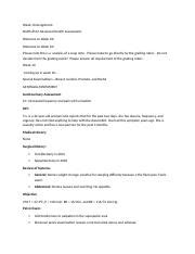 Analysis Of SOAP Note For Genitalia Assessment Course Hero