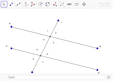 Lines Cut By A Transversal Geogebra At Becky Uhl Blog