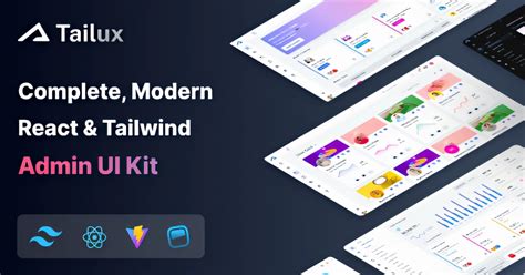 Tailux React Tailwind Admin Template Codeintra