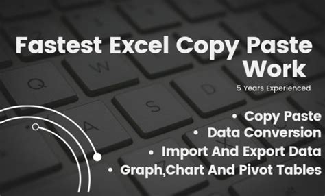 Do Fastest Excel Copy Paste Work By Yugkalola Fiverr