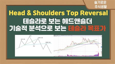 7 테슬라로 보는 헤드앤숄더 기술적 분석으로 보는 테슬라 목표가 Youtube