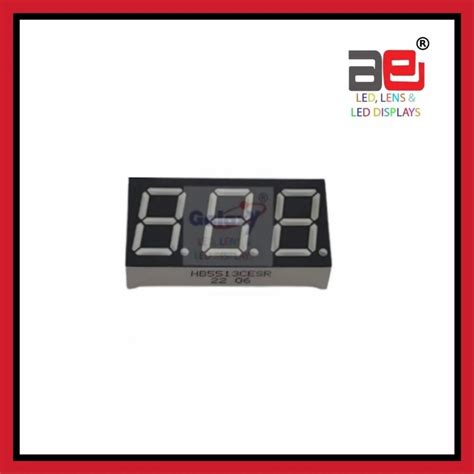 0 56 Inch 3 Digit 7 Segment Display Galaxy Brand At ₹ 12 Piece 7