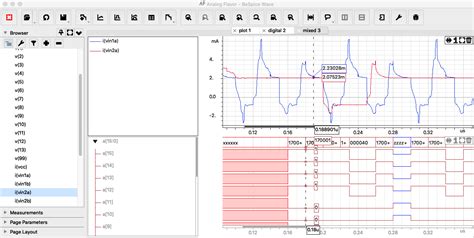 Mixed Signal Waveform Viewer Analog Flavor