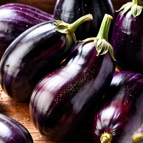 Premium Photo Eggplant Fresh Raw Organic Vegetable