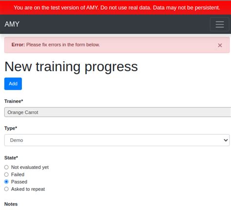 Error In Entering Trainee Demo Session Issue 2474 Carpentries Amy