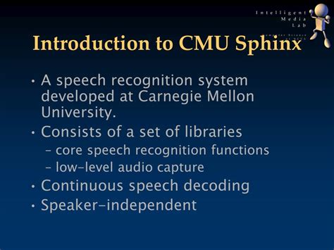 Ppt Cmu Shpinx Speech Recognition Engine Powerpoint Presentation Free Download Id6263596