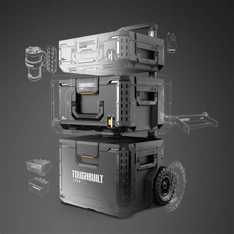 Toughbuilt Stacktech Modular Tool Box System Tb B1 B 70r Tb B1 B 50