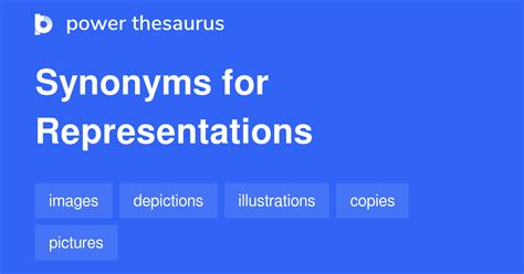 Representations Synonyms 463 Words And Phrases For Representations