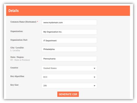 CSR Private Key How To Generate Your Private Key With Your Certificate