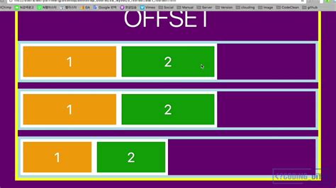 12 Coding Diy Bootstrap4 Order Offset Youtube