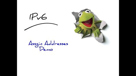 3 IPv6 Assign Address Demo شرح YouTube