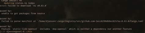 Build Failed Due To Multiple Definitions · Issue 5694 · Nushell