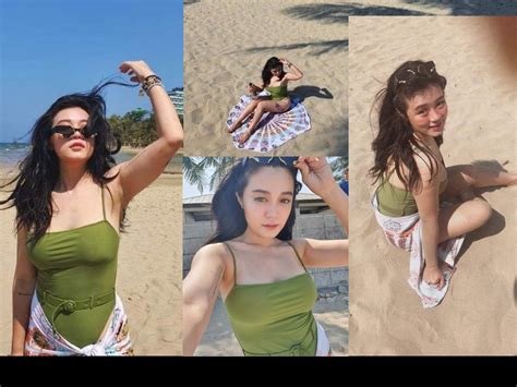 ဖြူဖွေးဥနေတဲ့အတွင်းသားအလှတွေပေါ်လွင်နေပြီး သဲသောင်ပြင်ပေါ်မှာရေကူးဝတ