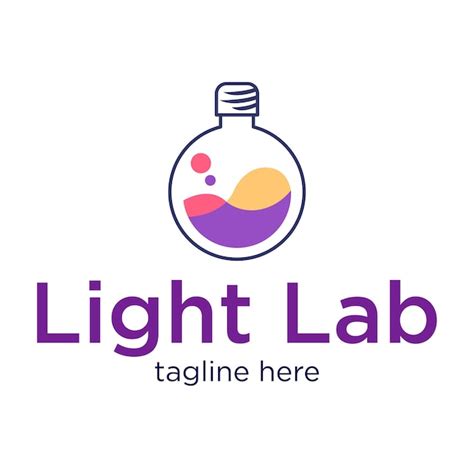 Premium Vector Light Lab Logo Design