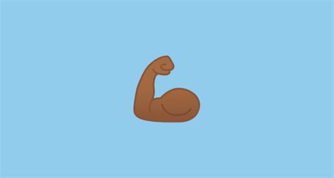 💪🏾 Bíceps Flexionado Tono De Piel Oscuro Medio Emoji On Noto Color