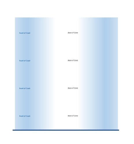Free Printable Index Card Template