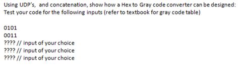 Using Udp S And Concatenation Show How A Hex To