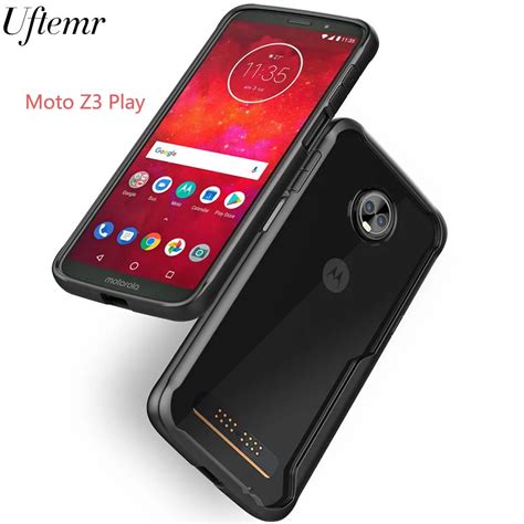 For Cover Motorola Moto Z Play Case Original Luxury Shockproof Clear Silicone Tpu Case For Moto