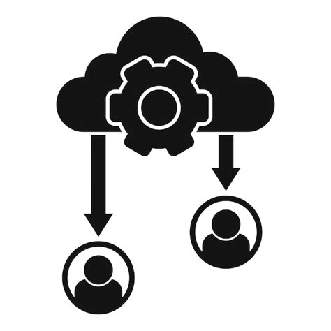 Premium Vector Outsource Data Cloud Icon Simple Illustration Of Outsource Data Cloud Vector