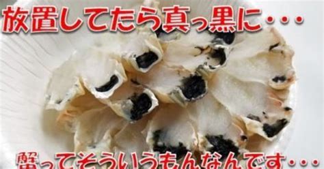 바나나 검게 변해도 먹듯이썩은 대게는 색이 변한 대게