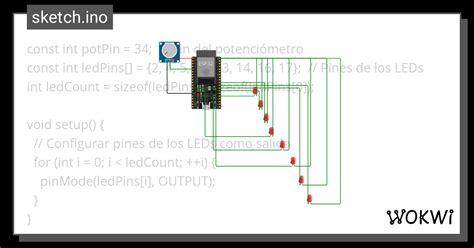 practica 7 micro wokwi esp32 stm32 arduino simulator