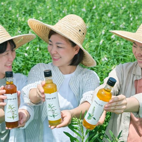 농부창고 국산100 진한참기름들기름 180ml 선물세트 1593881088 예천장터